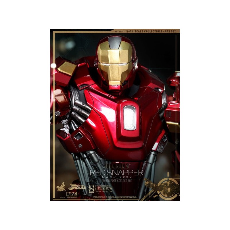 IRON MAN 3 Mark XXXV Red Snapper 1/6 PPS002 Armor Power Pose
